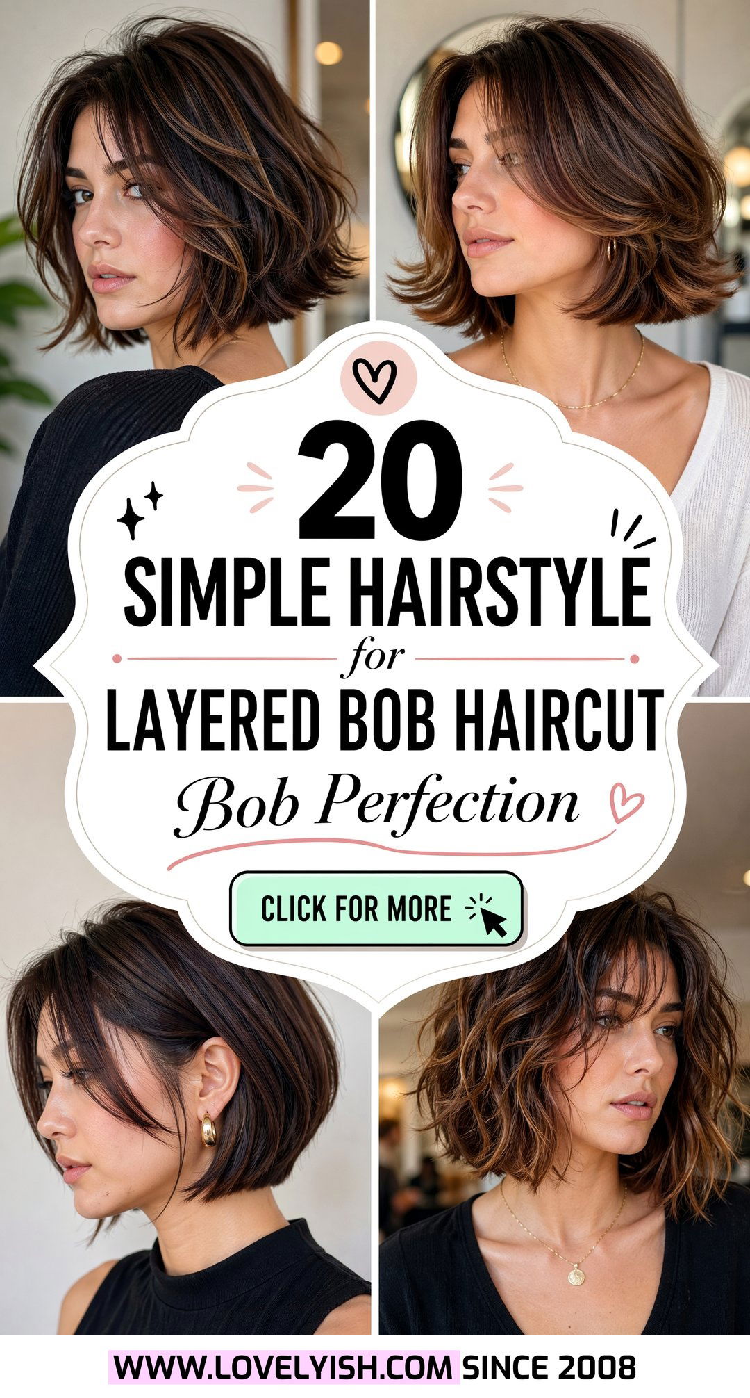 20 Simple Hairstyle for Layered Bob Haircut to Try Now – Lovelyish
