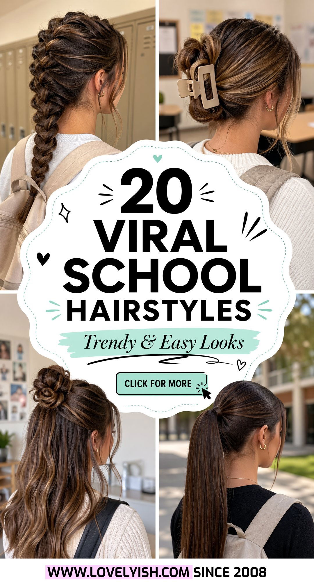 20 Viral School Hairstyle Ideas You Need To Try Right Now – Lovelyish