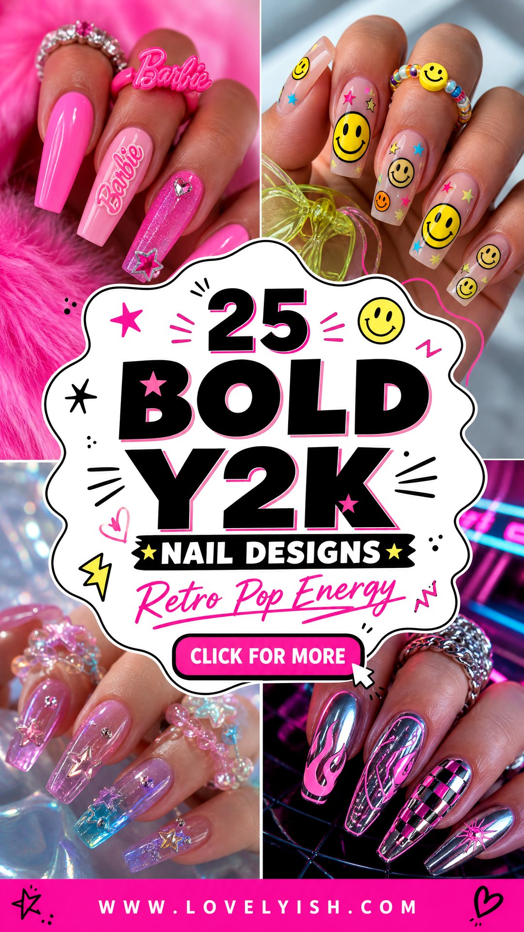 25 Bold Y2K Nail Designs to Channel Retro Vibes – Lovelyish