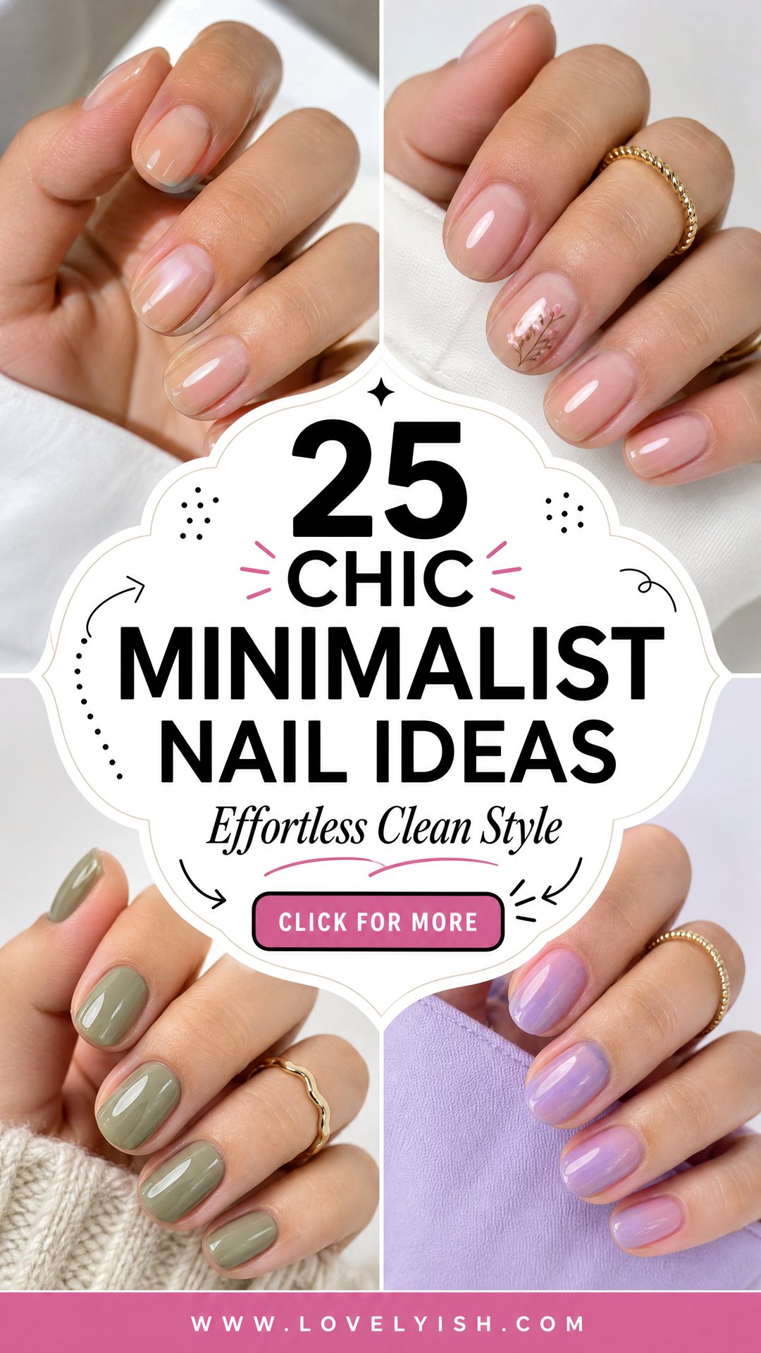 25 Chic Minimalist Nail Ideas for Effortless Style – Lovelyish