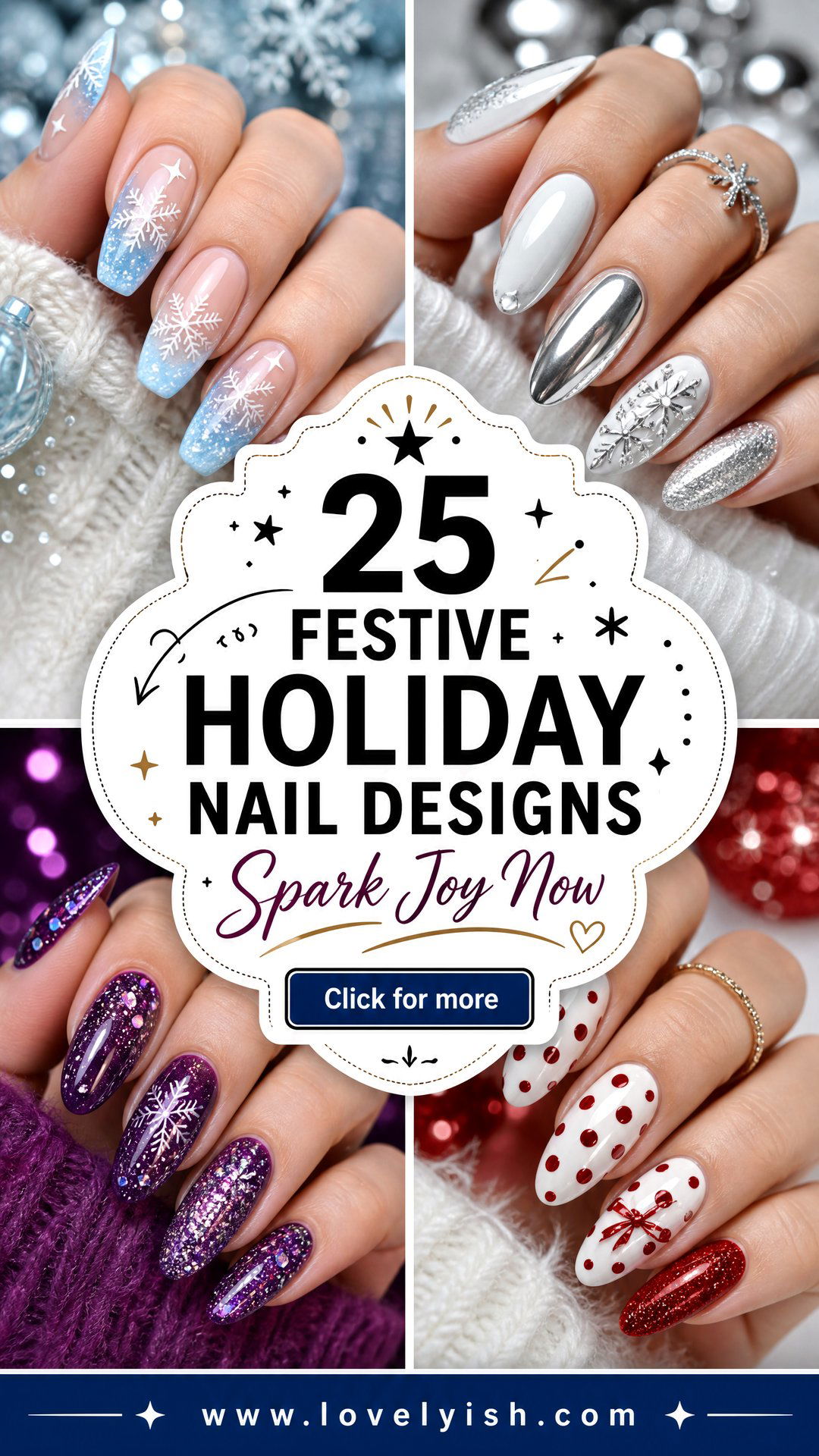 25 Festive Holiday Nail Designs to Spark Joy – Lovelyish