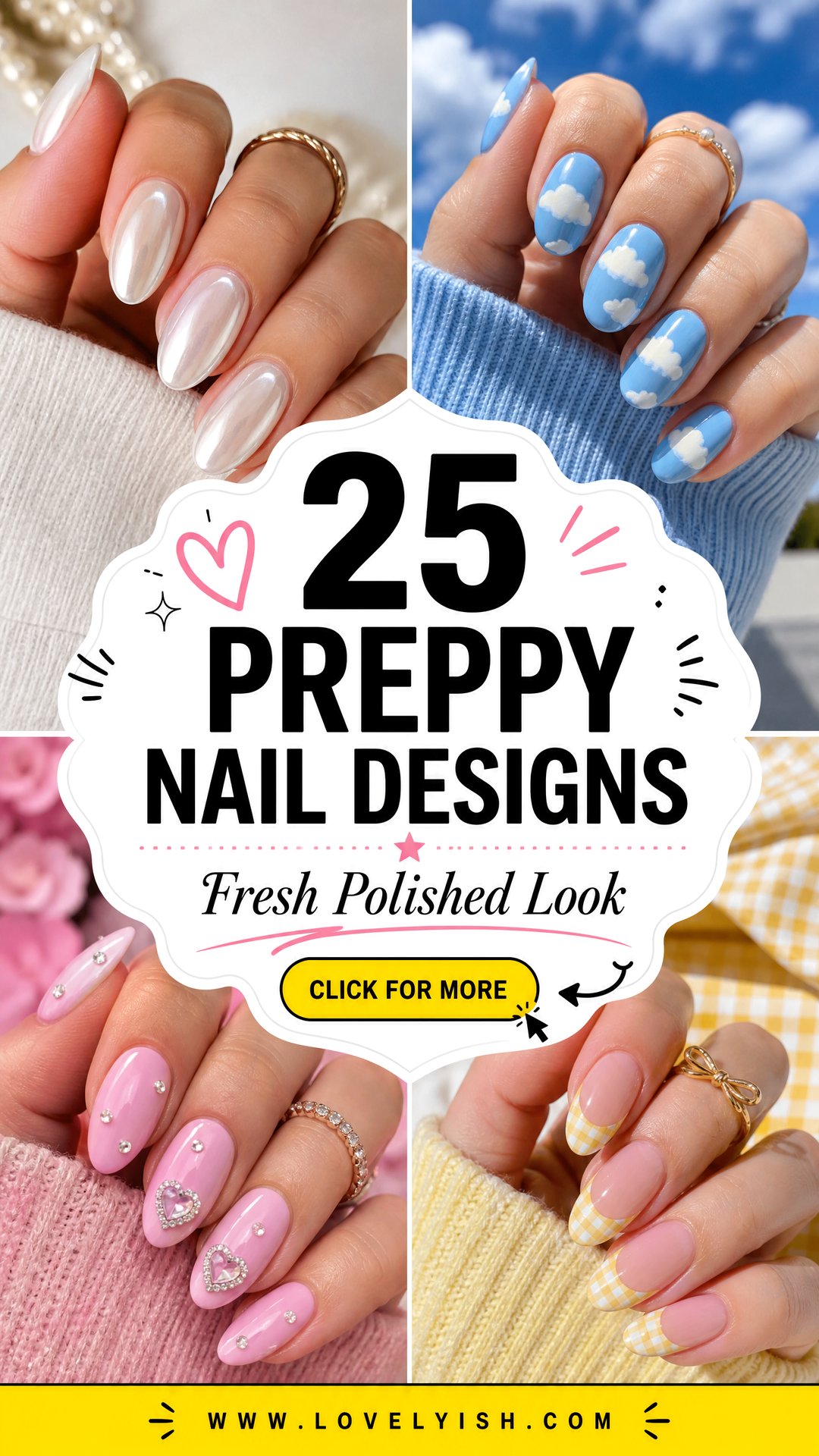25 Preppy Nail Designs for a Fresh, Polished Look – Lovelyish