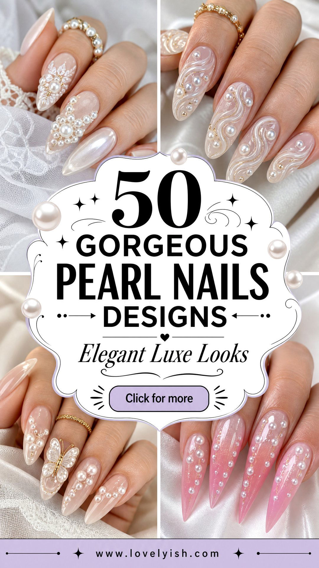 50 Gorgeous Pearl Nails Designs for a Luxe Look – Lovelyish
